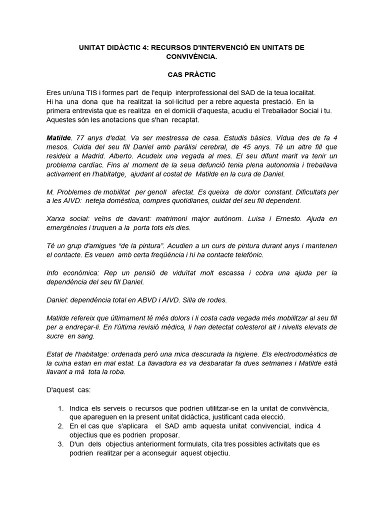 Cas Pràctic Ud4-Matilde | PDF