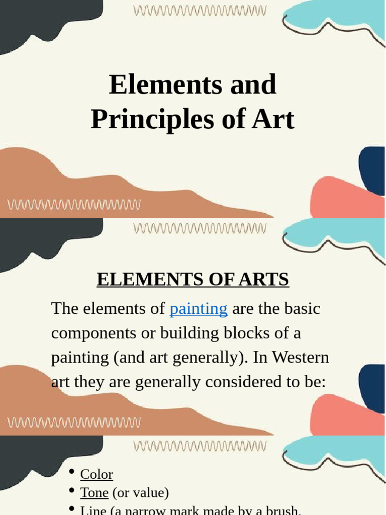 Elements and Principles | PDF | Composition (Visual Arts) | Vision