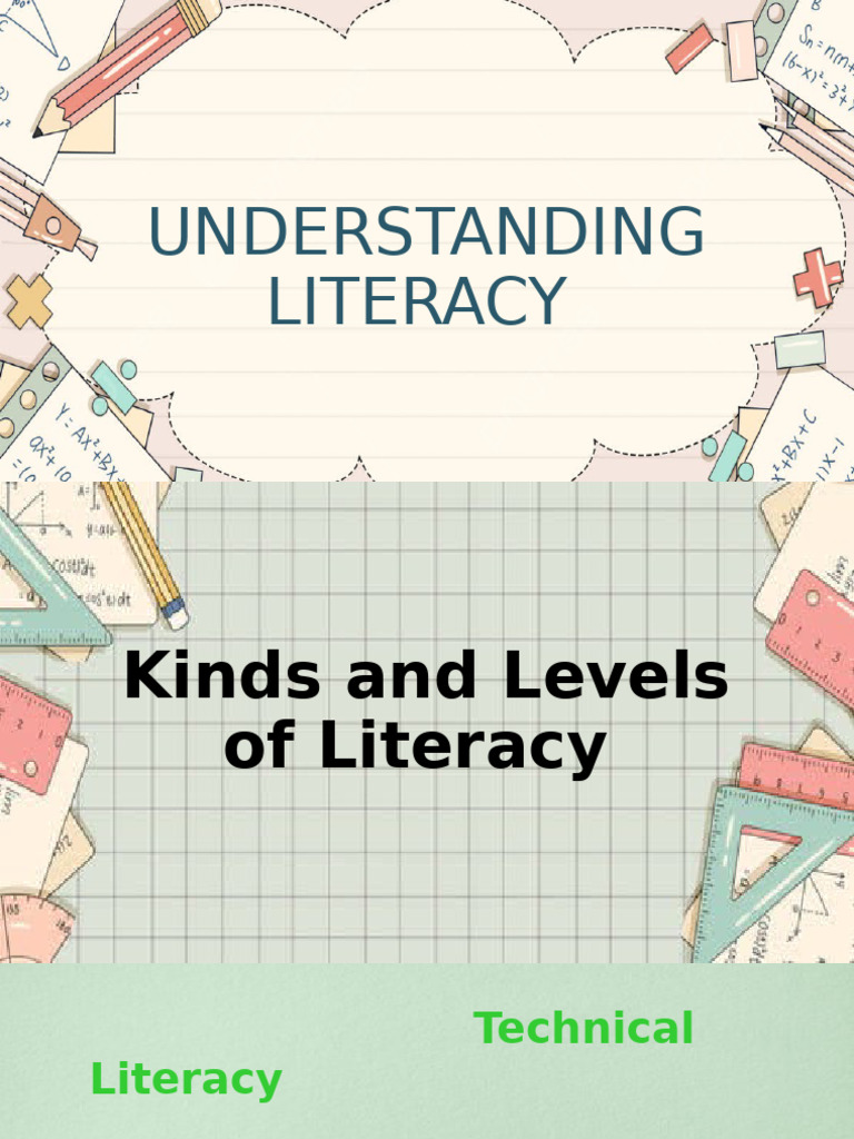 Understanding Literacy | PDF | Literacy | Learning