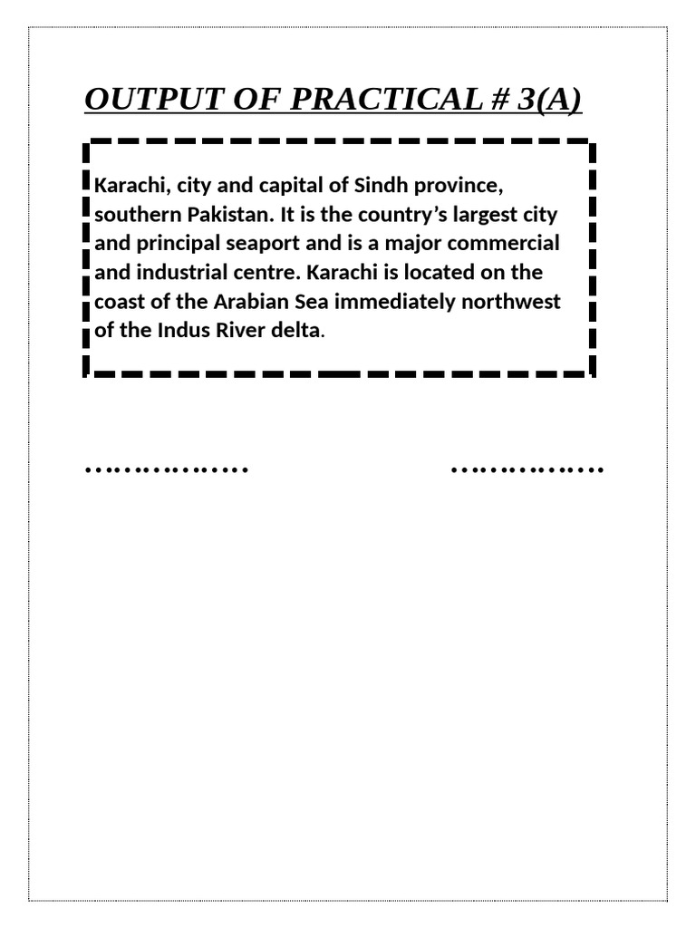 Practical 3,4 | PDF | Social Science