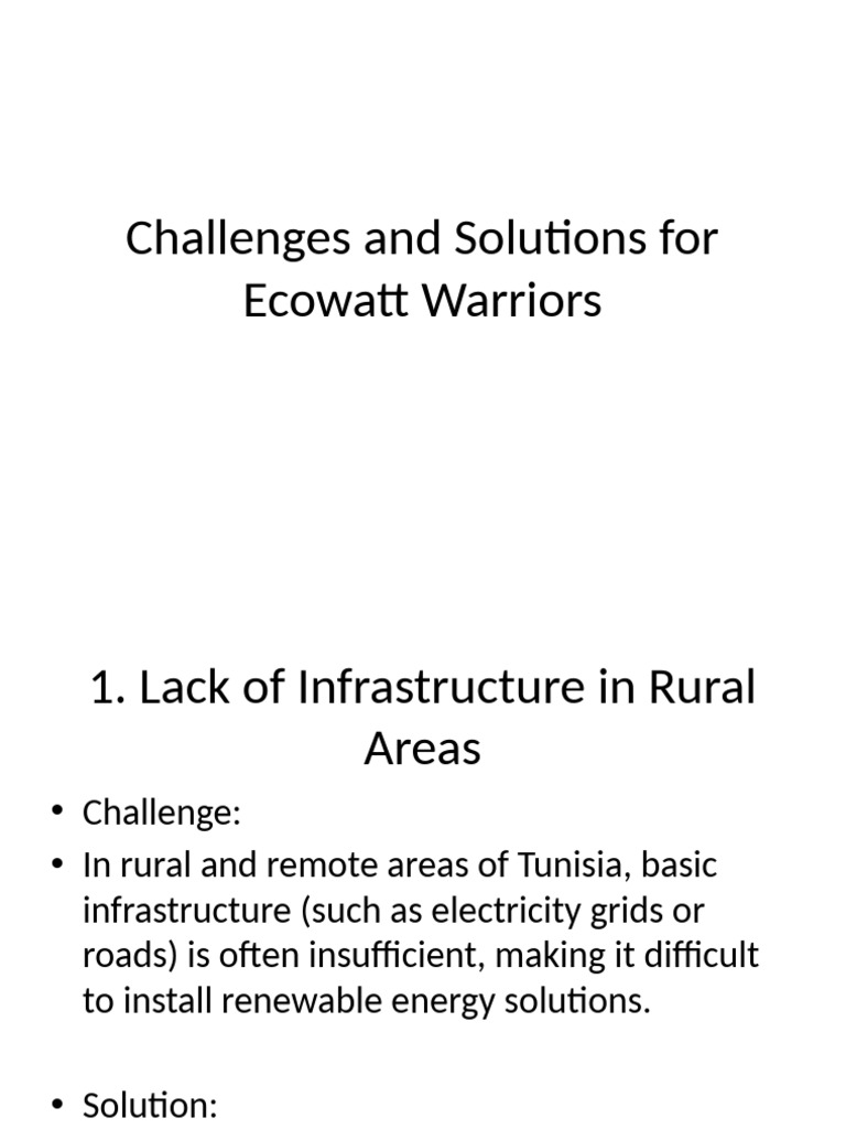 Ecowatt Warriors Challenges Solutions | PDF | Renewable Energy ... Ecowatt Warriors Challenges Solutions | PDF | Renewable Energy ...
