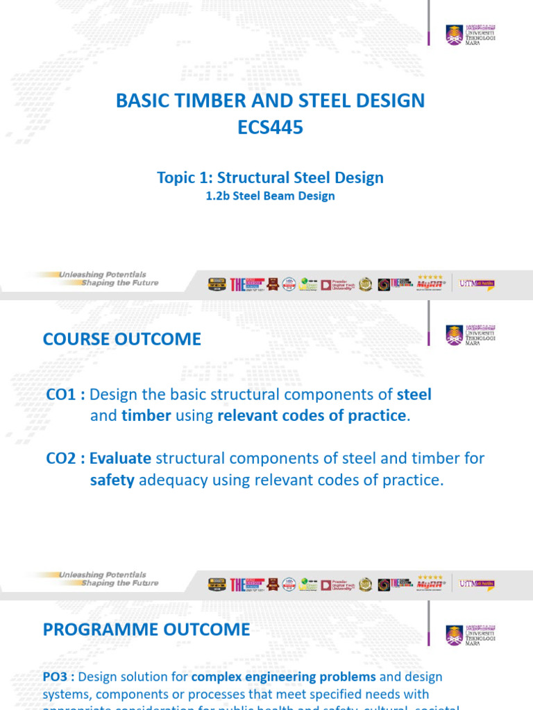 1.2b Steel Beam Design | PDF