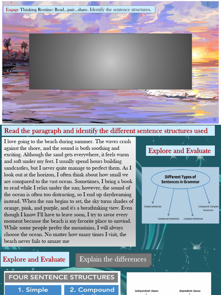 Classification of Sentences | PDF | Sky