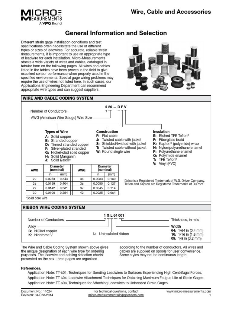 Wire Cable and Accessories General Infor | PDF | Wire | Materials