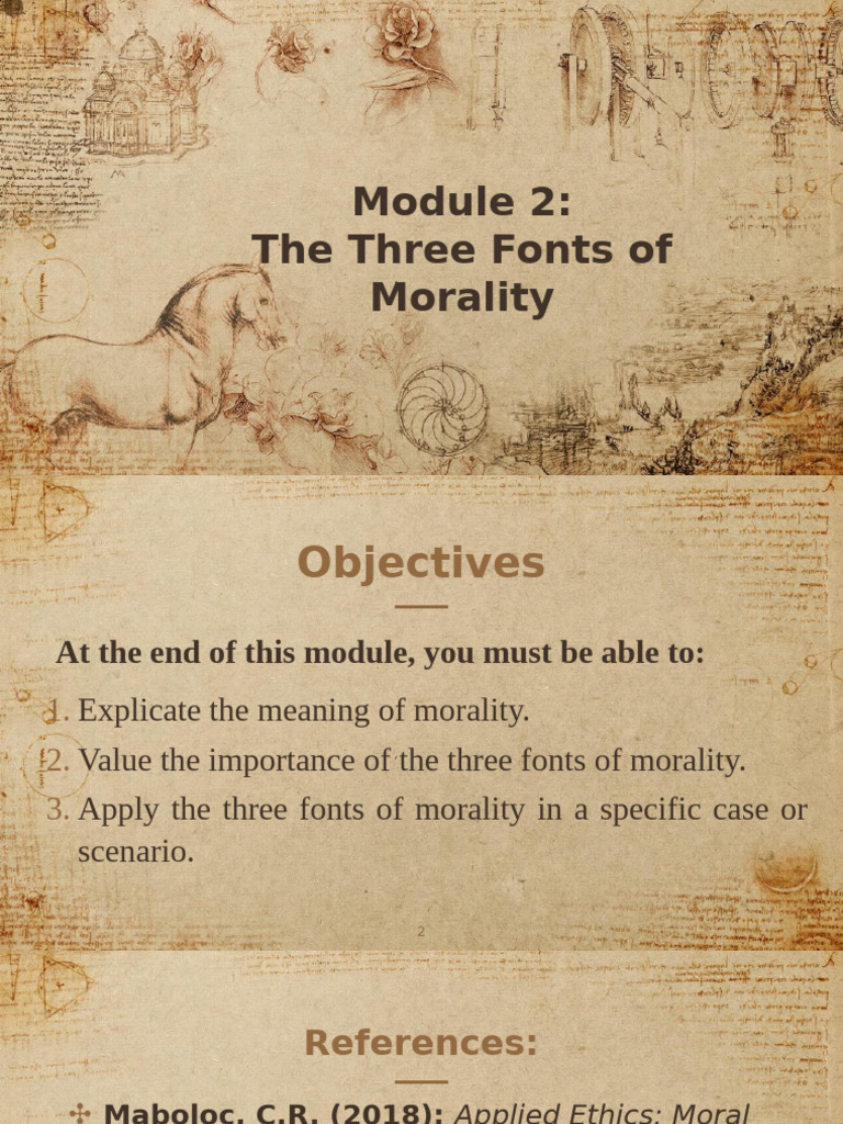 Lesson 2 Ethics | PDF | Intention | Free Will