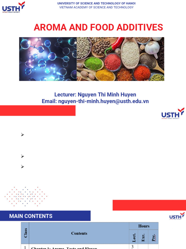 Aroma and Flavor Perception Overview | PDF | Odor | Senses