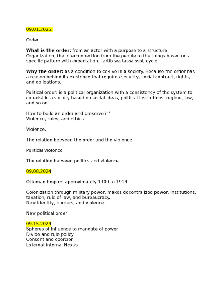 Courses Notes. | PDF | Civil War | Rebellions