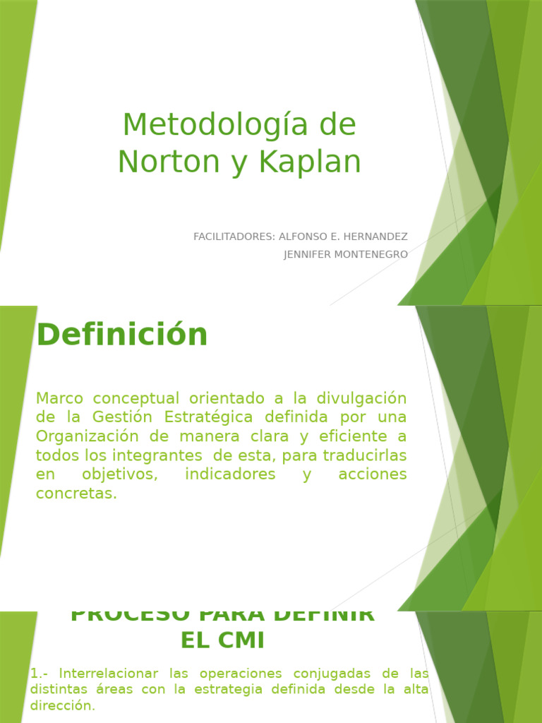 Metodología del Cuadro de Mando Integral | PDF | Business | Modelo de ...