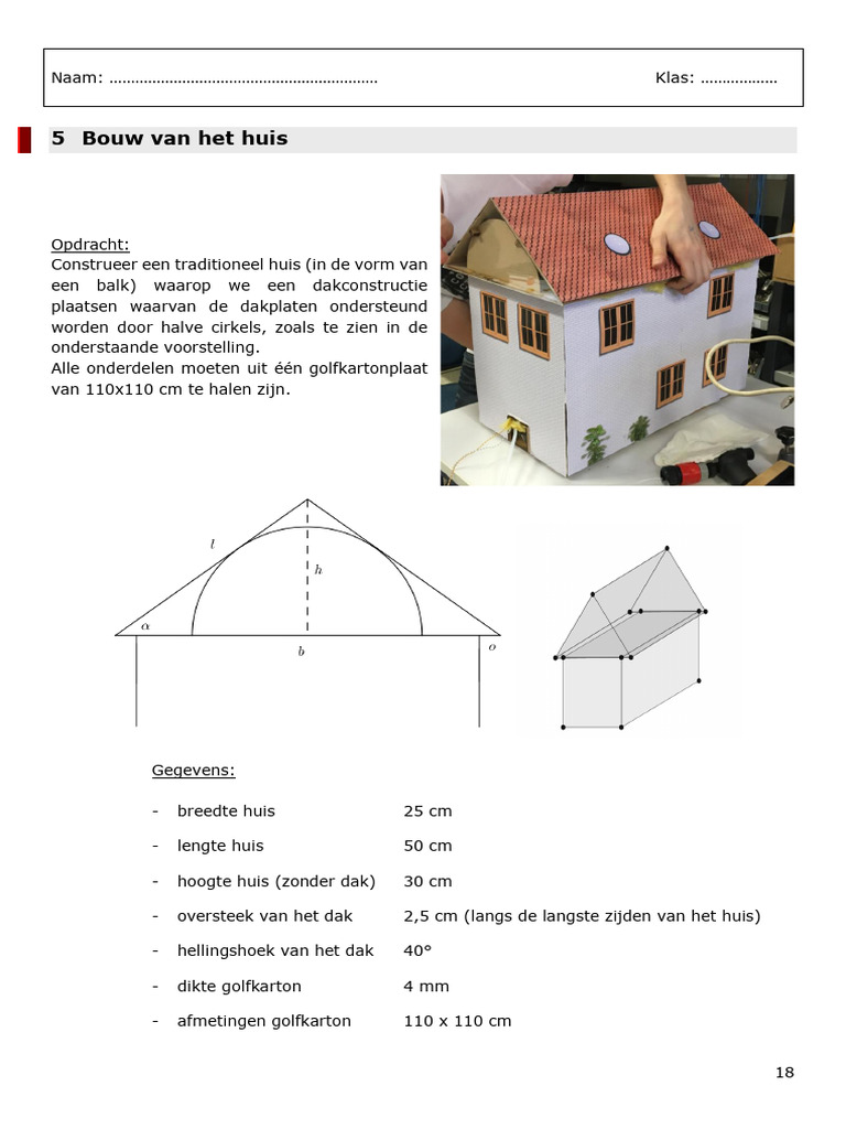 STEM-project Bouw Van Het Huis | PDF