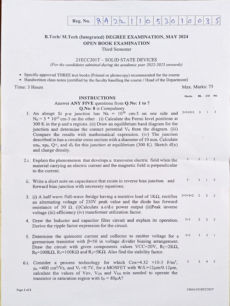 SSD Question Paper | PDF