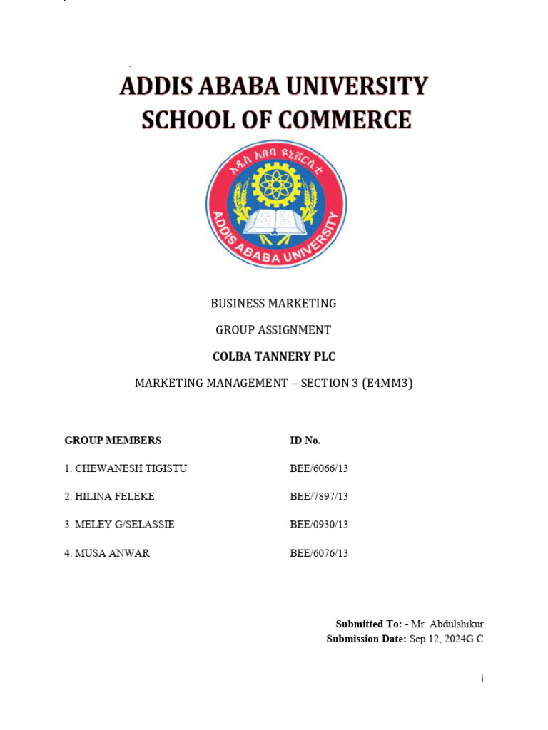 BM Assignment | PDF | Pricing | Leather