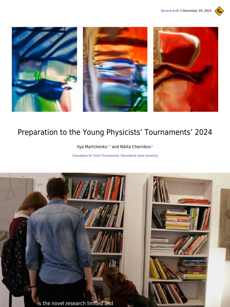 IYPT 2024: Preparing for Physics Challenges | PDF | Inductor | Electricity