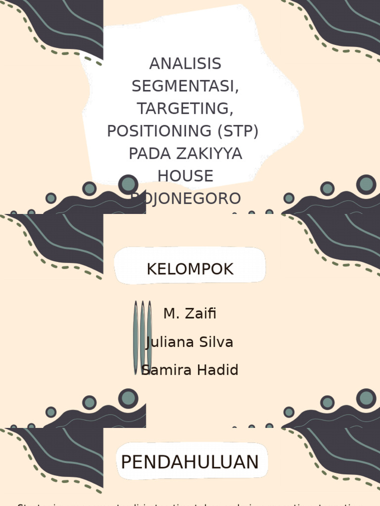Analisis STP Segmentasi Targeting Positioning Pada Zakiyya House ...