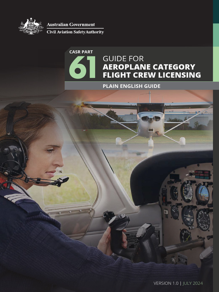CASA Part 61 Flight Crew Licensing Guide | PDF | Flight Instructor ...