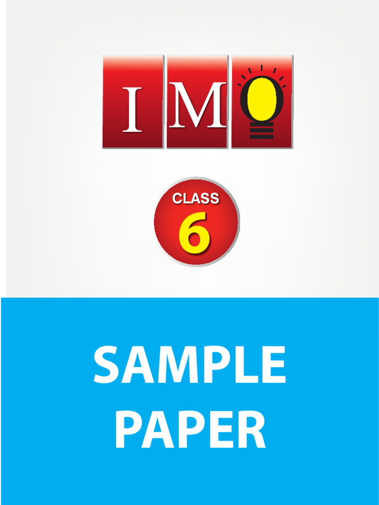 Class 6 Imo 4 Years Sample Paper | PDF | Area