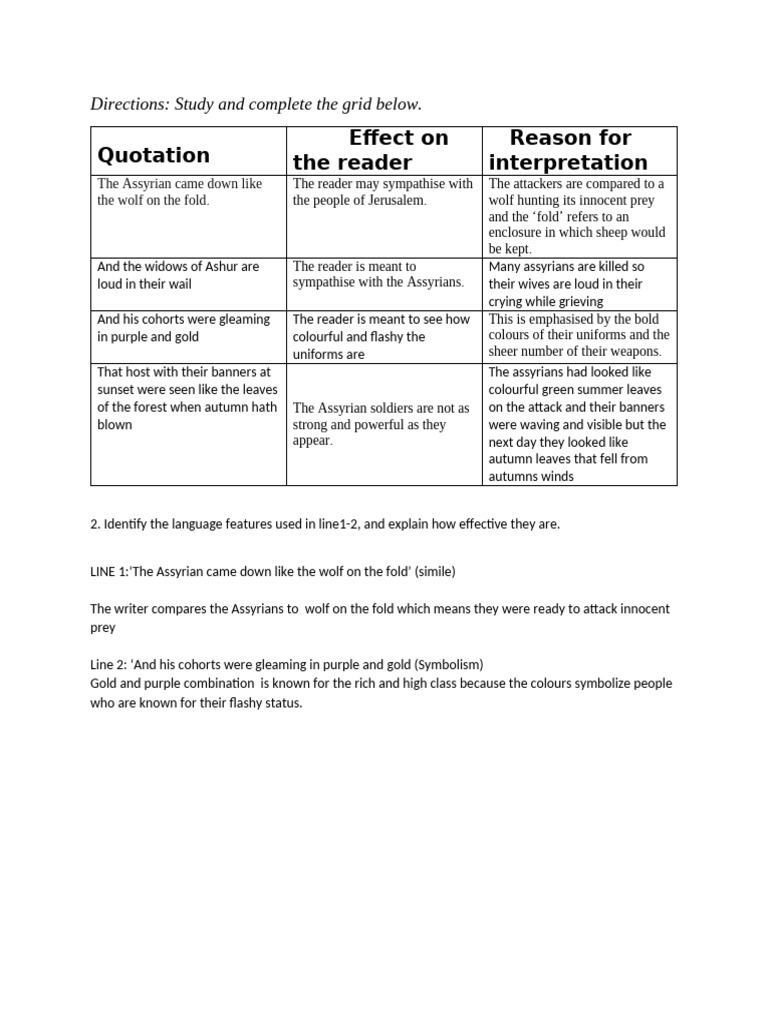 Jermaine Coker - WK 1 Worksheet | PDF