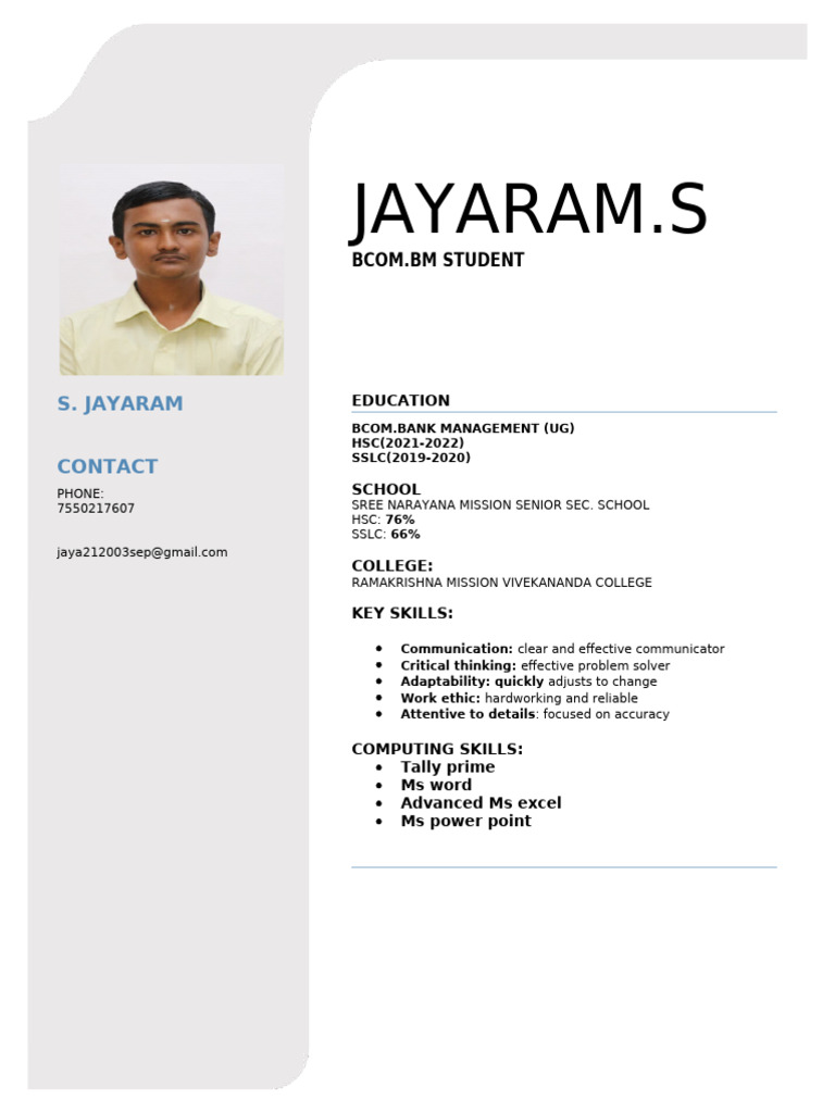 Jayaram | PDF