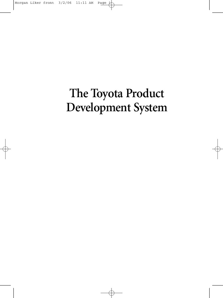 The Toyota Product Development System - Compress | PDF | Lean ...