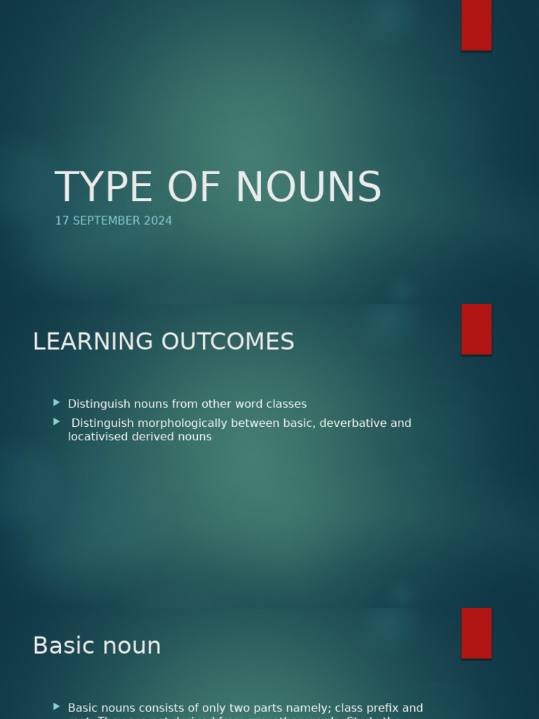 Type of Nouns | PDF | Language Arts & Discipline