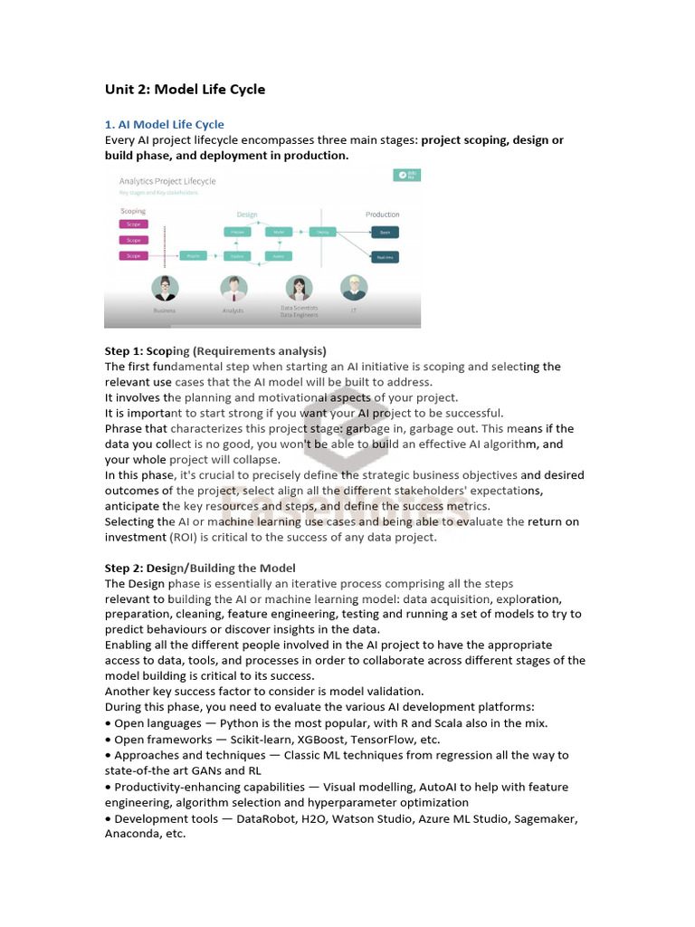 Model Life Cycle | PDF | Artificial Intelligence | Intelligence (AI) & Semantics