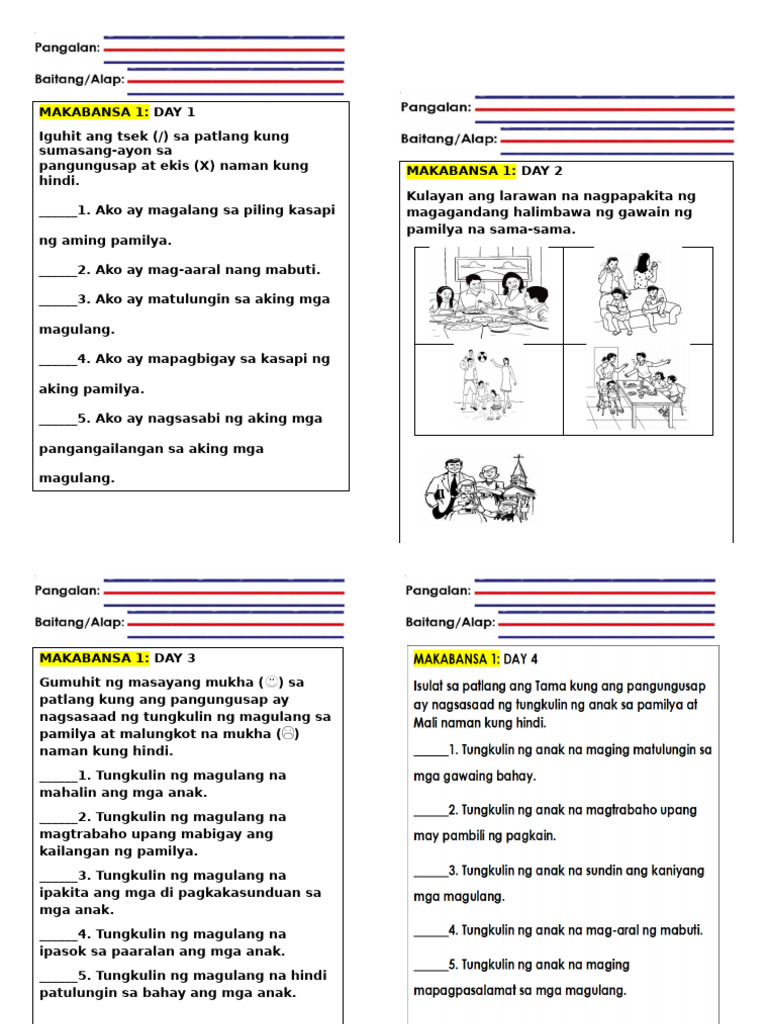Q2 Week 5 - Modular - Worksheet | PDF