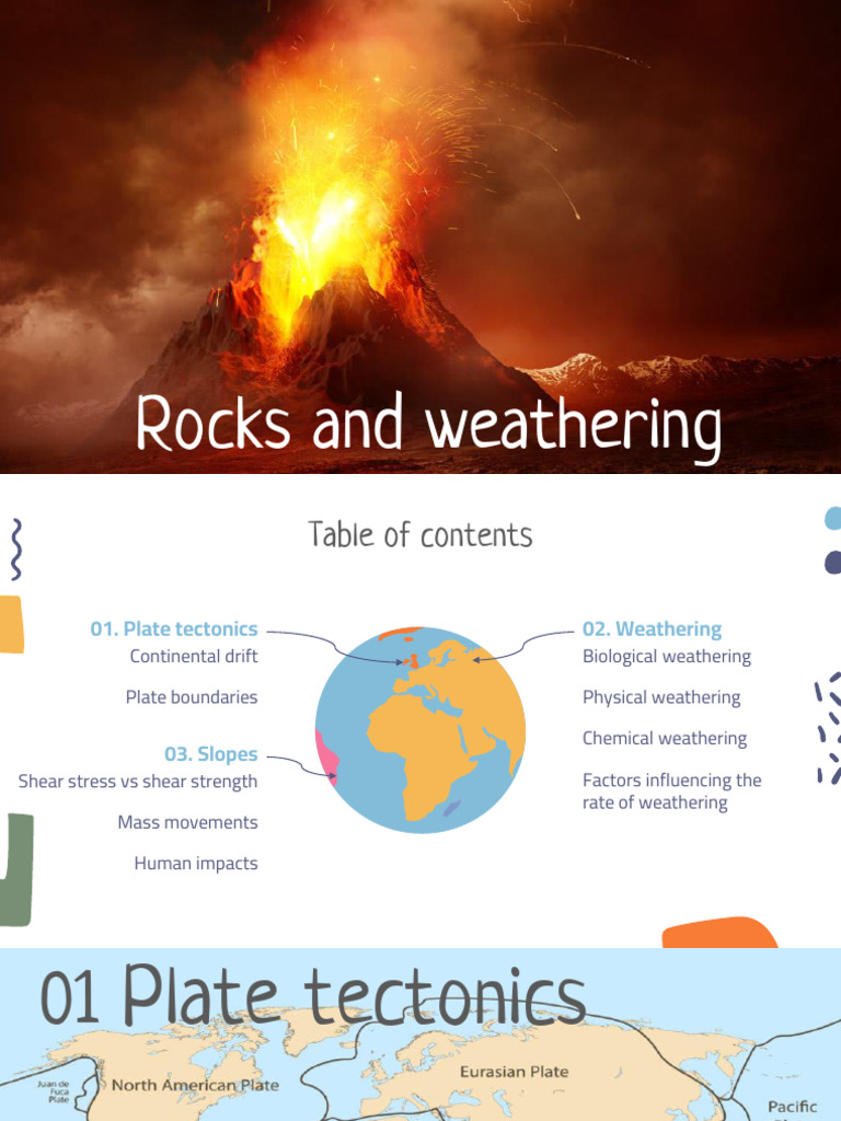 Plate Tectonics, Weathering, and Slopes | PDF | Plate Tectonics ...