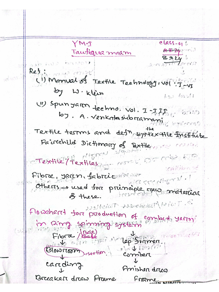 Ym Classnote (Utsab) | PDF