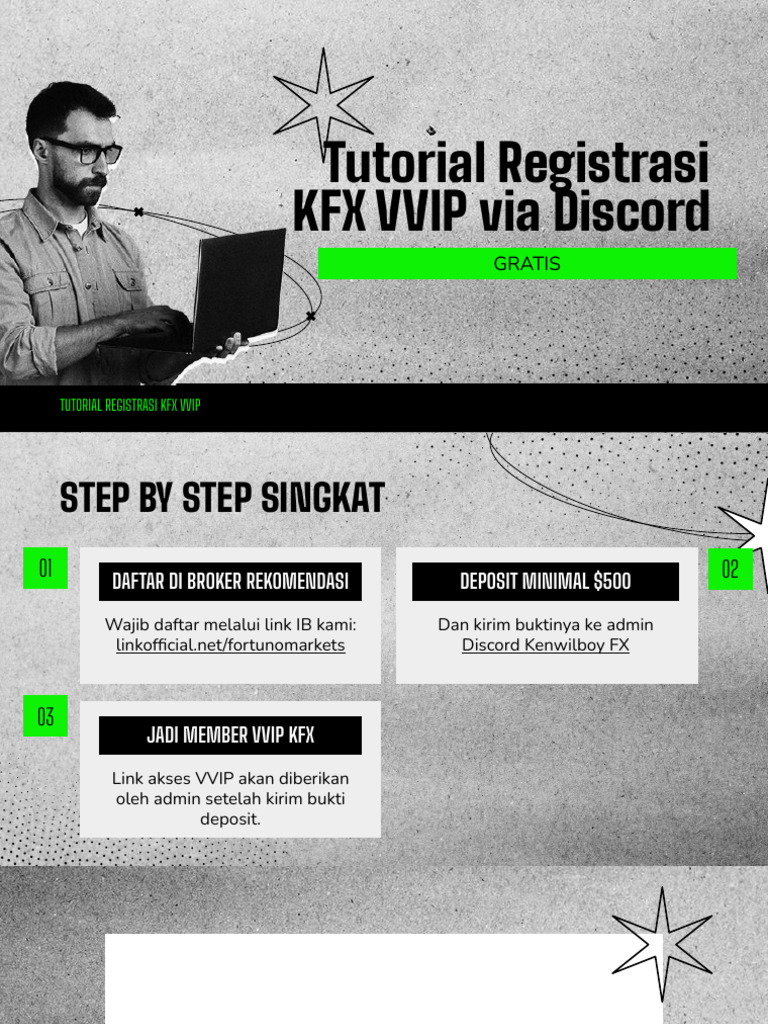 Tutorial Registrasi KFX VVIP Discord Id v1 | PDF | Pengelolaan Keuangan & Uang