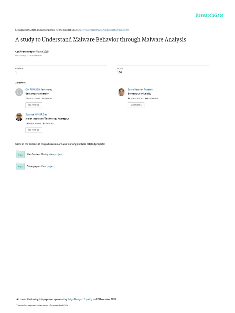 Understanding Malware Behavior Analysis | PDF | Malware | Antivirus ...