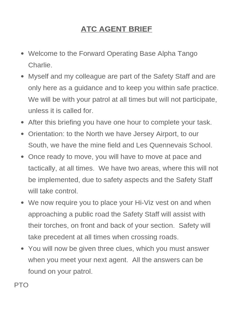 Agent Briefing | PDF | Business