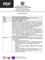 Proposal SCi Math Month Celebration | PDF