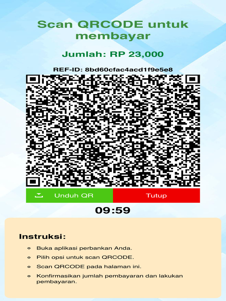 Halaman Pembayaran QRCODE | PDF | Bisnis | Pengelolaan Keuangan & Uang