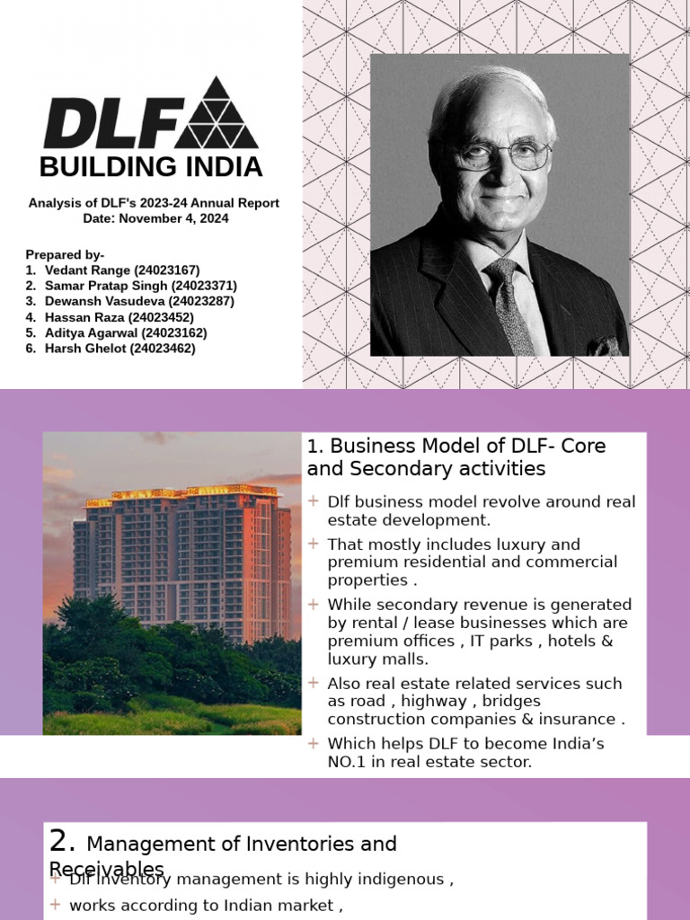DLF Group | PDF | Free Cash Flow | Revenue