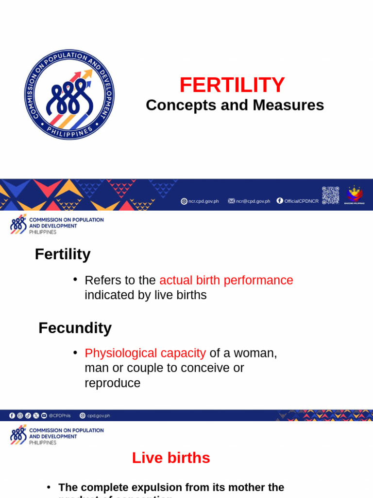 4 Basic Demo Fertility Concepts | PDF | Fertility | Metro Manila