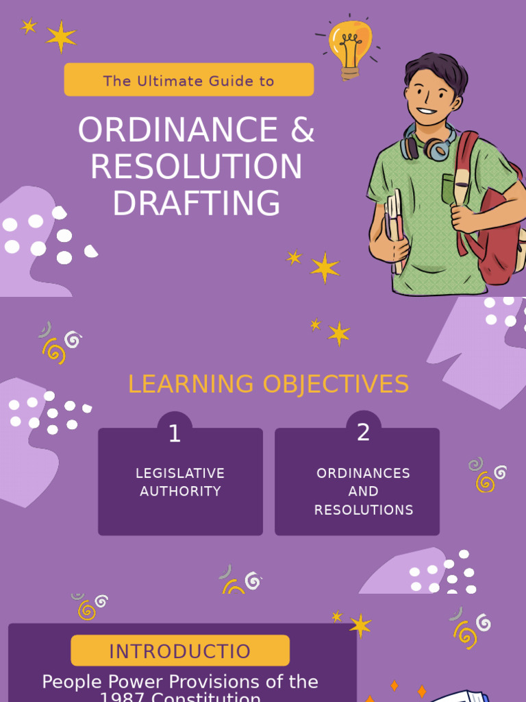 Ordinance and Resolution Drafting | PDF