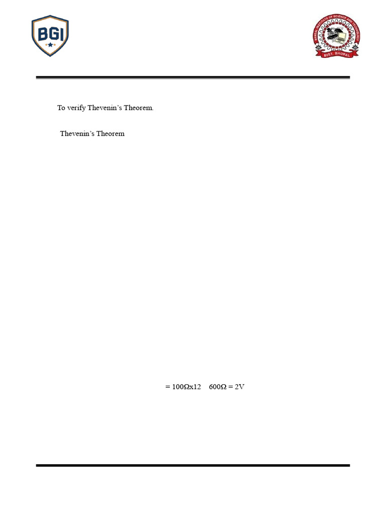 BEEE BT-104 Experiment-3 | PDF | Electrical Resistance And Conductance ...