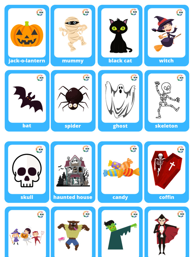 Halloween Mini Flashcards | PDF