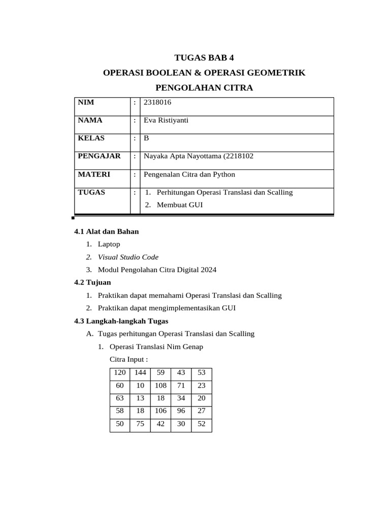 Format Tugas PCD | PDF