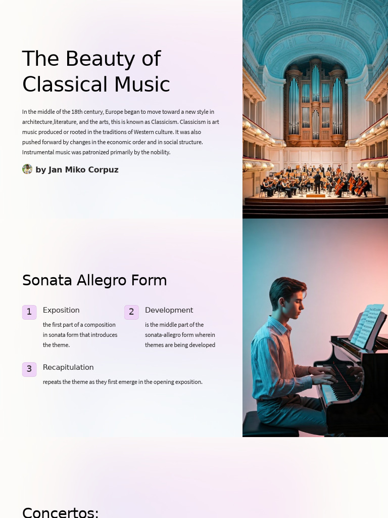 The Beauty of Classical Music | PDF
