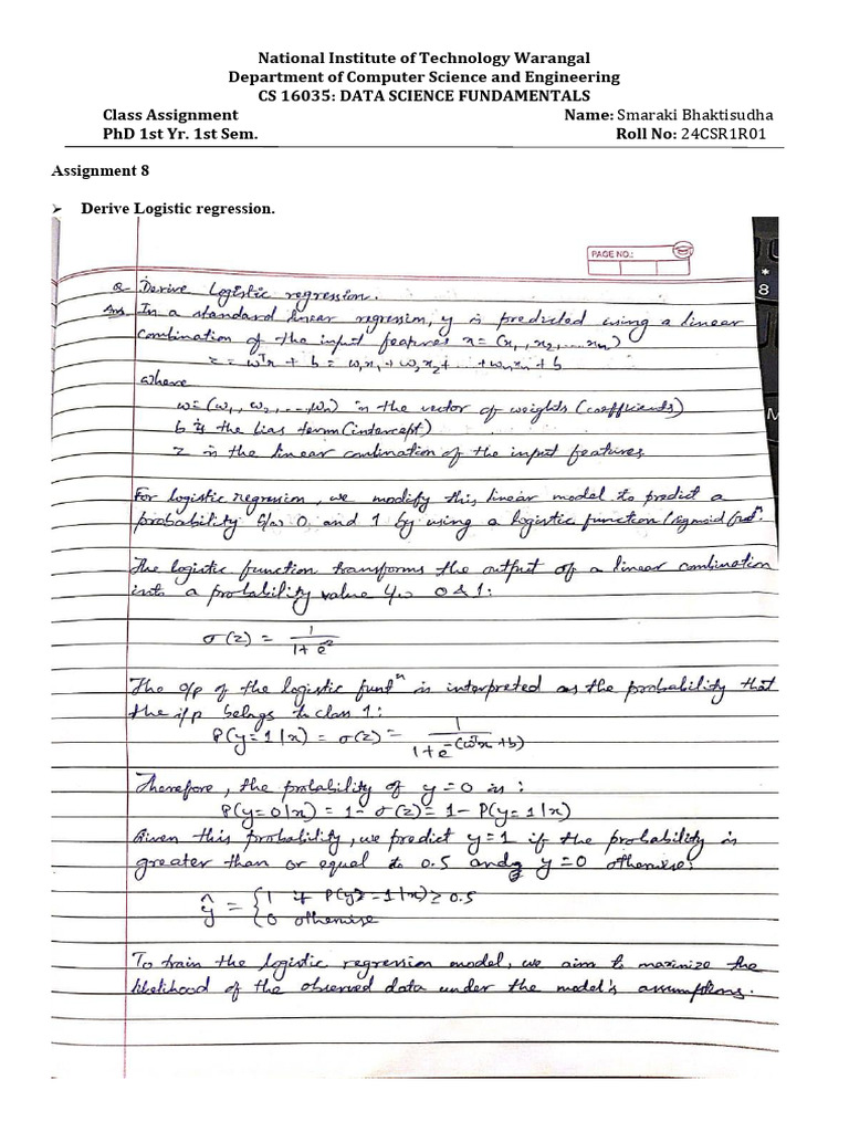 24CSR1R01 DSF Assignment 8 | PDF | Science & Mathematics | Computers