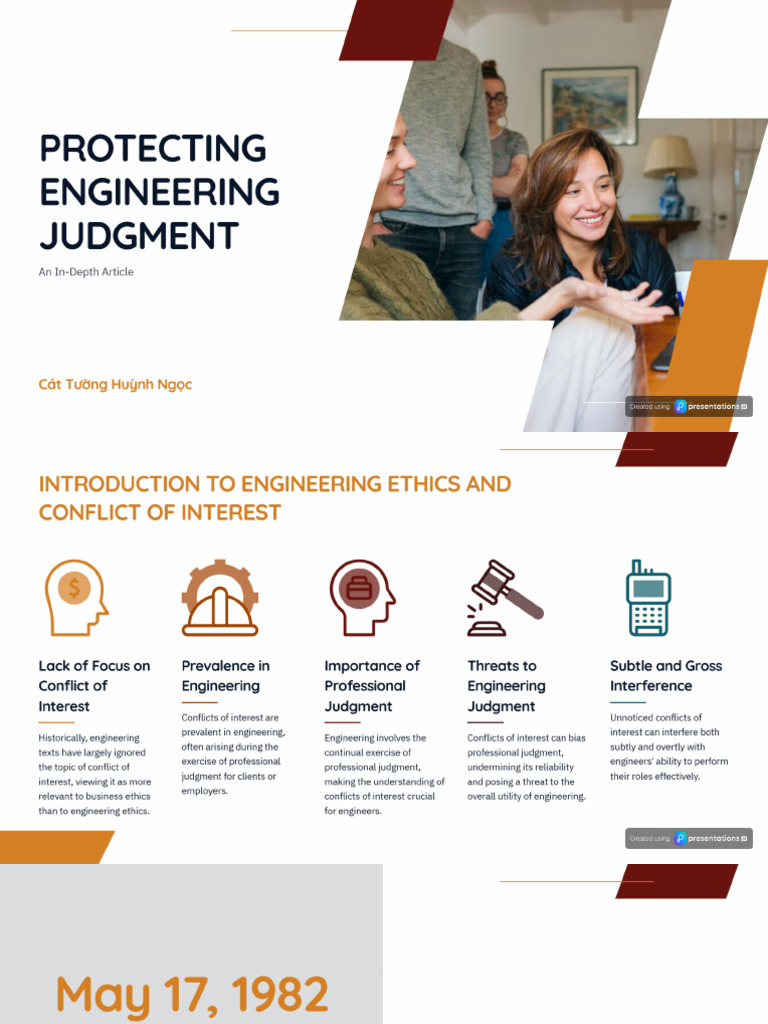 Protecting Engineering Judgment | PDF