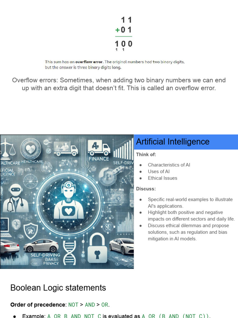 Year 10 Computer Science - End of Term 1 Revision Slides | PDF | Computers Year 10 Computer Science - End of Term 1 Revision Slides | PDF | Computers