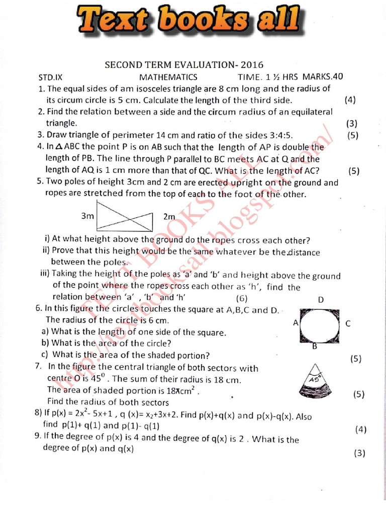 Maths Eng9@textbooksall | PDF