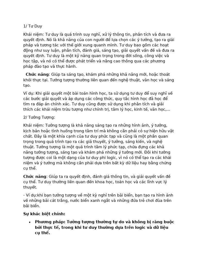 So Sánh Tư Duy Tư NG Tư NG | PDF