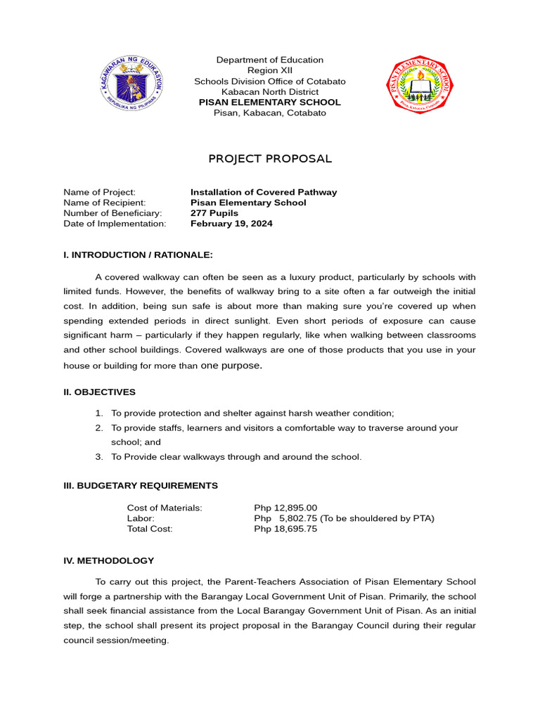 Blgu Sef Proposal | PDF