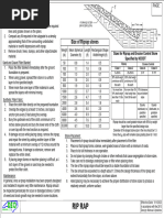 Riprap Installation Guide - 1: Table 1: Riprap Horizontal Dimensions | PDF