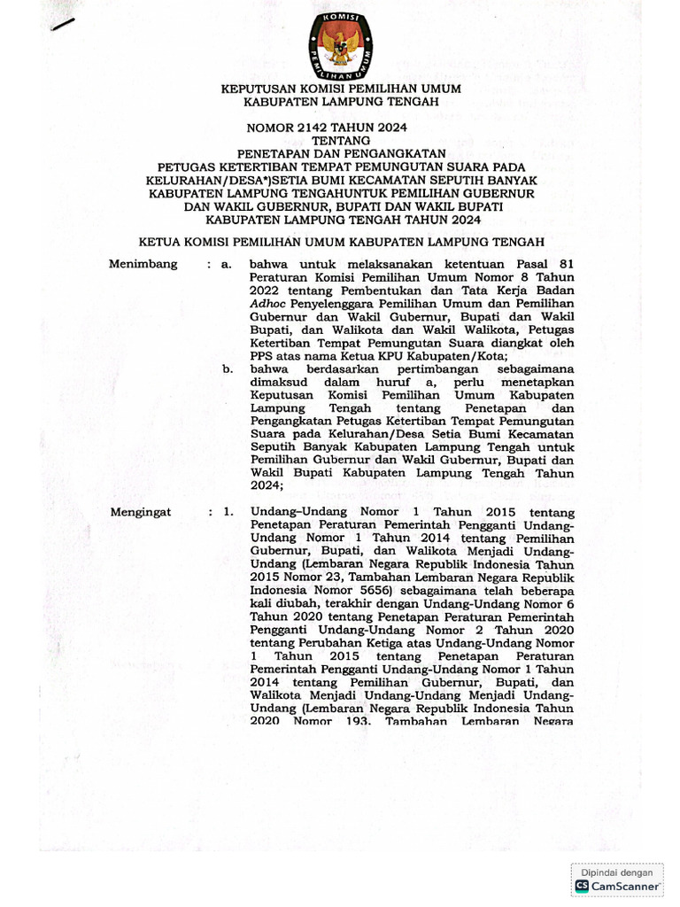 SK Linmas TPS 003 | PDF