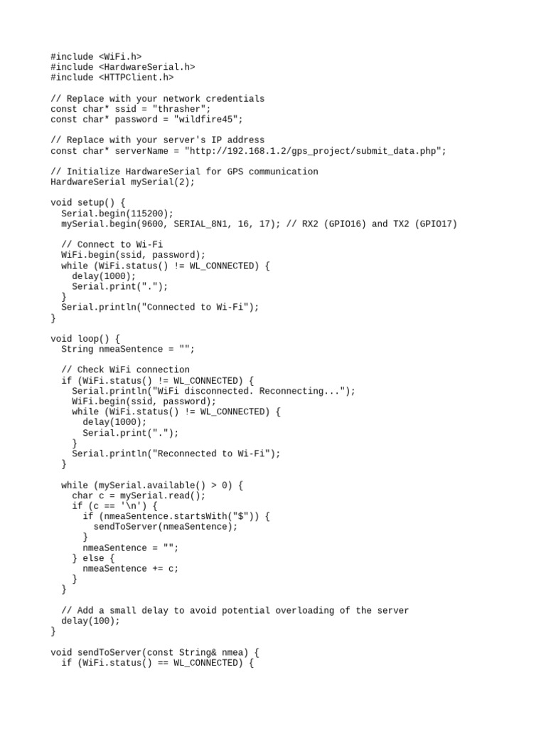Fast Sending Data To Server Loop | PDF