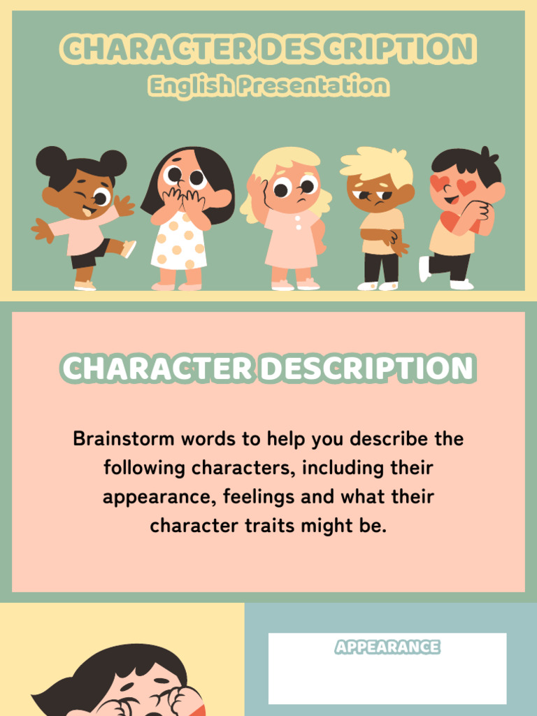Character Description Guide | PDF
