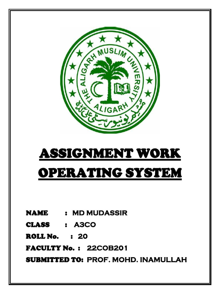 OS Assignment Merged | PDF | Science & Mathematics | Technology & Engineering